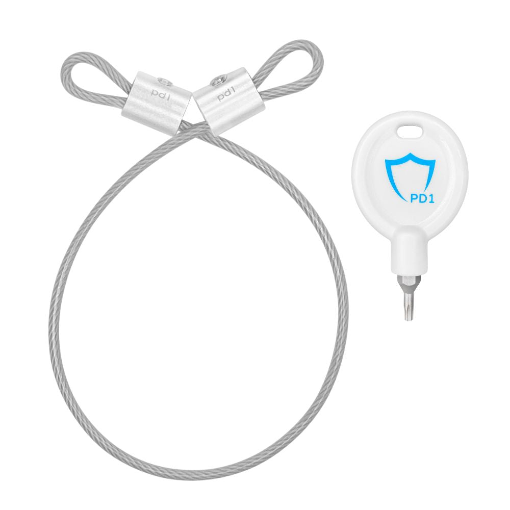 Medical Security Cables (15" key included) - 10 pack | PD1 Medical